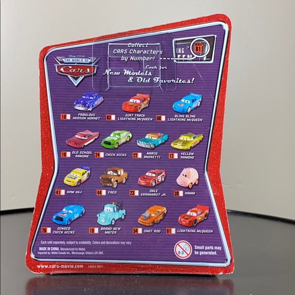 Disney | Other | Disney Pixar Wocars Collect By Old School Ramone ...